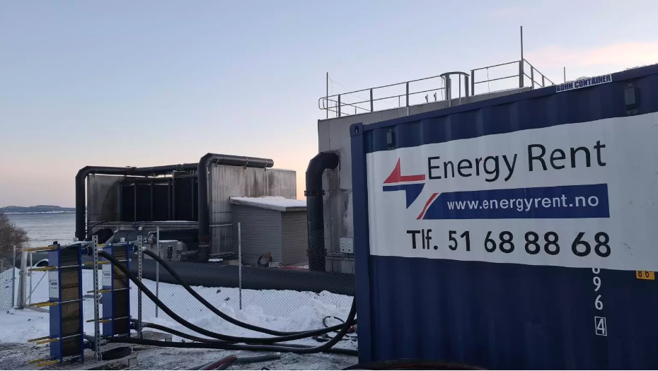 Mobil varmecentral til opdræt af Berggylt - Energy Rent